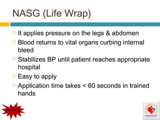 1. transfer of patient in SHOCK THE LIFE WRAP NASG GARMENT | PPT