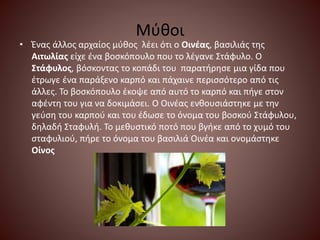 Το αμπέλι και το κρασί στην λαϊκή μας παράδοση | PPTX