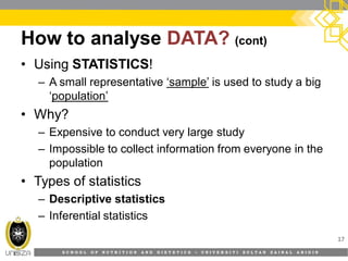 1. Introduction to biostatistics | PPT