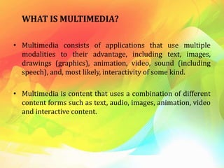 Introduction to Multimedia | PPTX