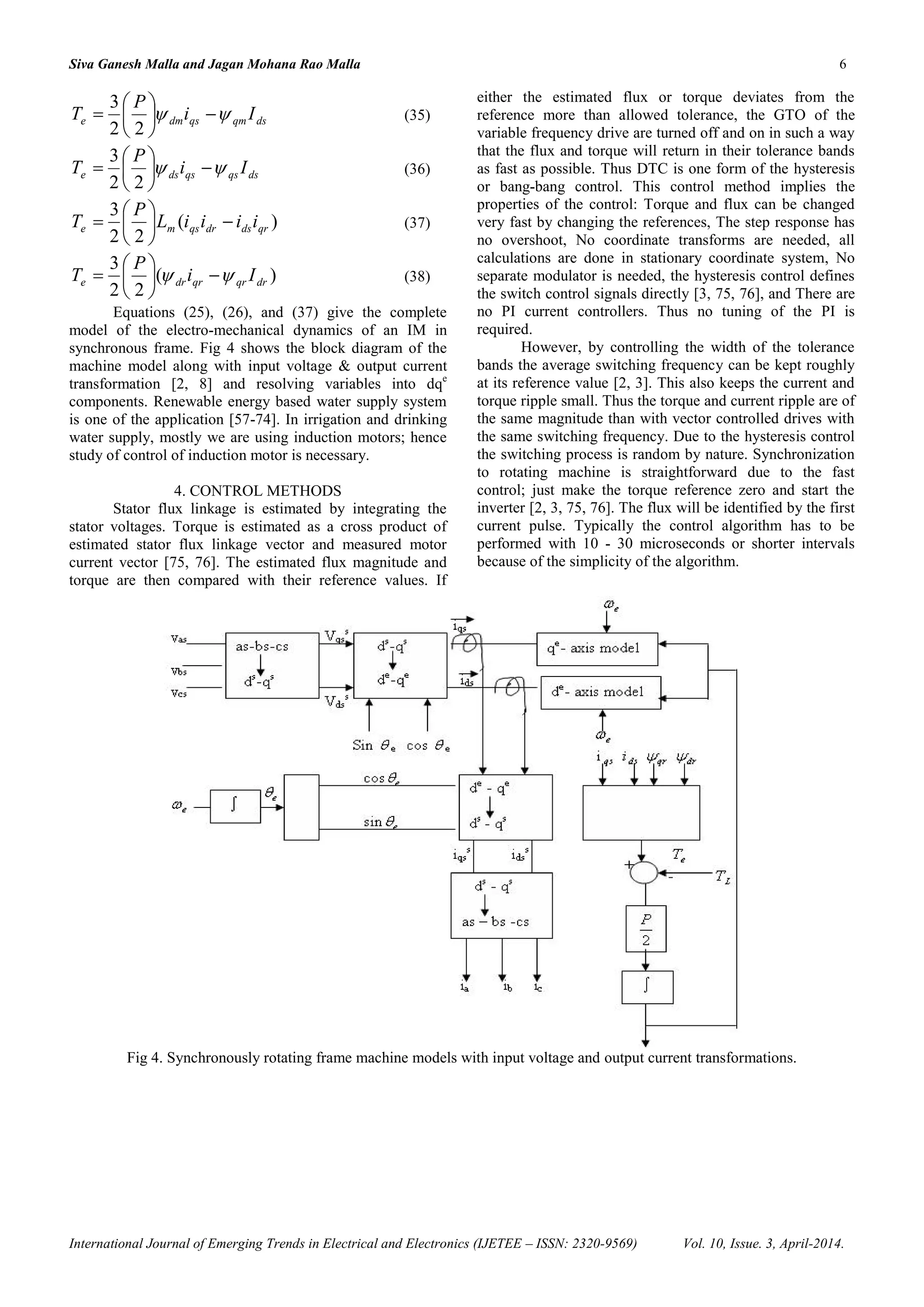 1 Direct Torque Control Of Induction Motor With Fuzzy Controller A Review Pdf