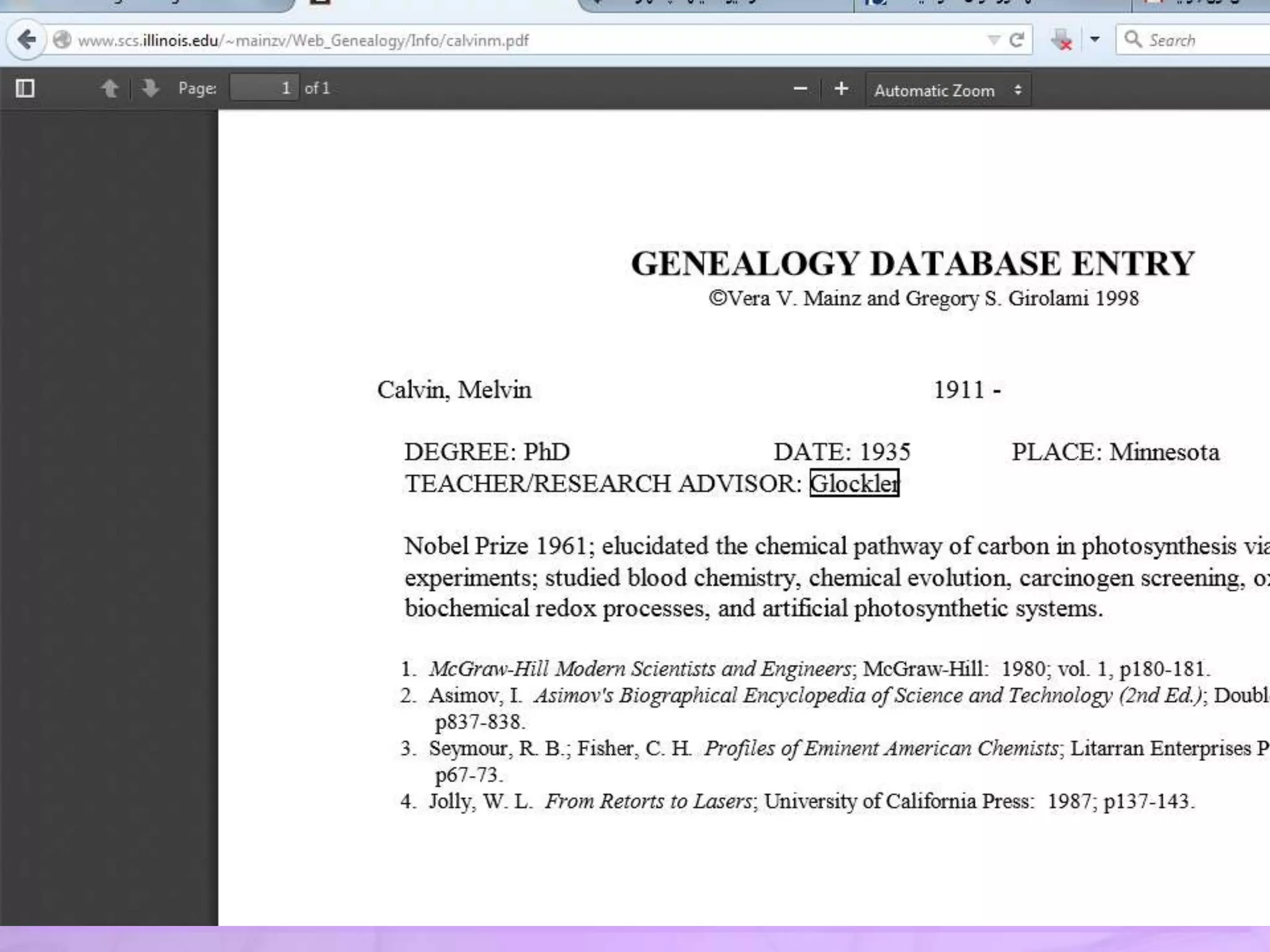 Introduction to Academic Genealogy | PPTX