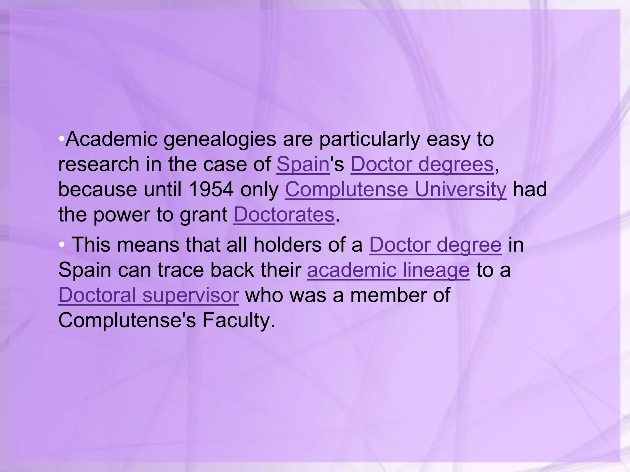 Introduction to Academic Genealogy | PPTX