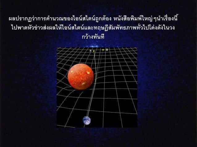 Learning the theory of relativity | PPT