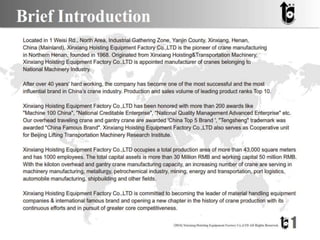 Latest Catalogue For Crane Pptx