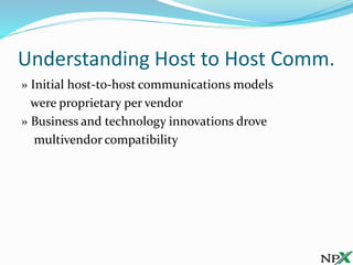 CCNA Data Center Host to Host Communications | PPTX