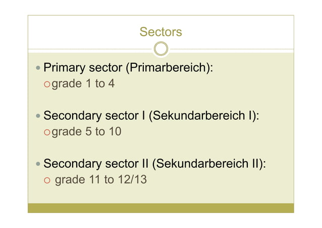 1.3.1 The German School System | PPT