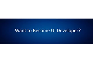 Angular JS - UI Development Online Training | PPT