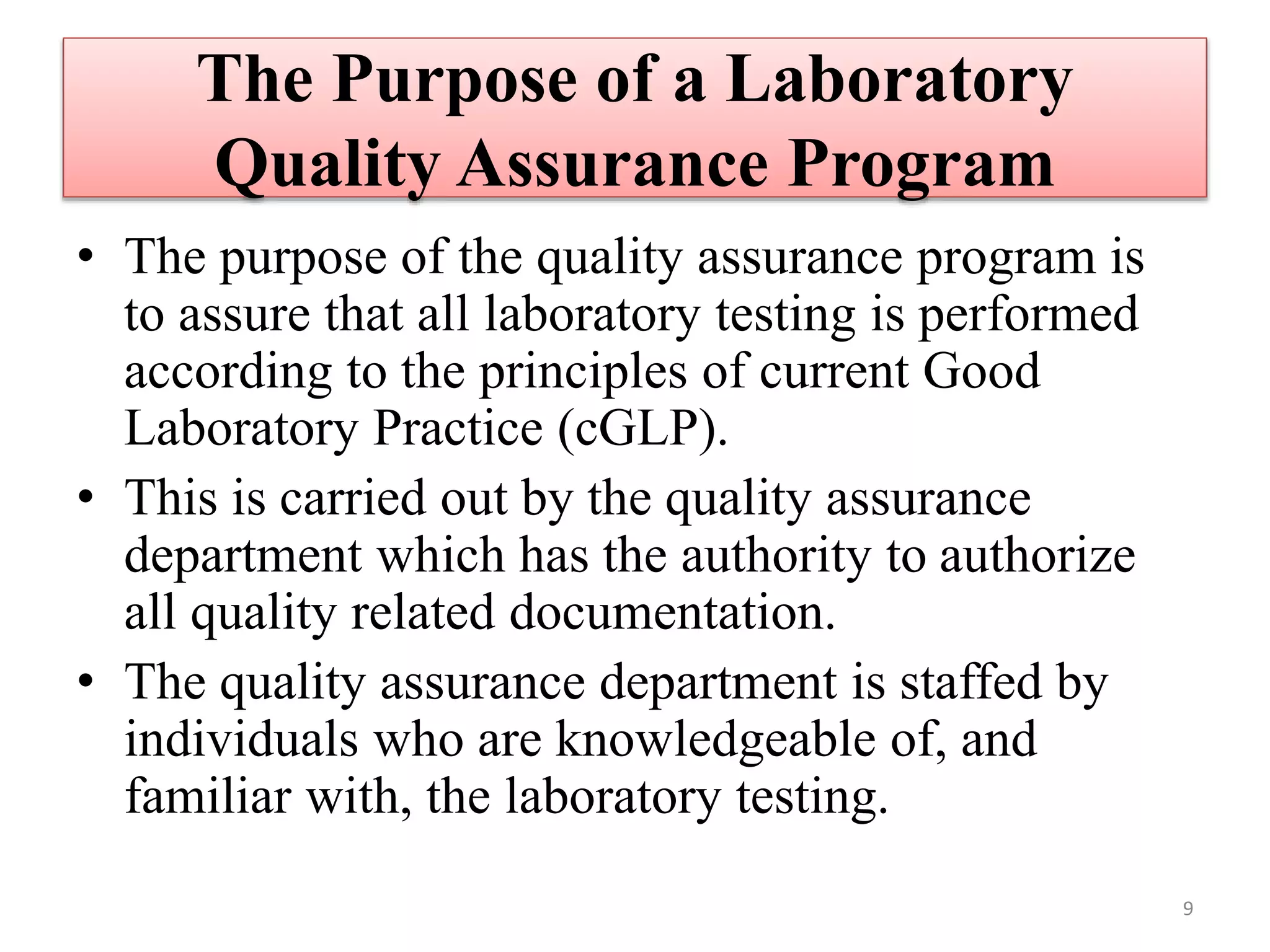 good laboratory practices | PPTX