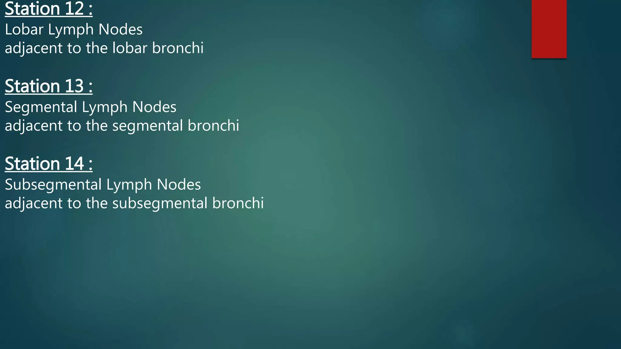 radiological anatomy of thoracic lymph nodes | PPTX