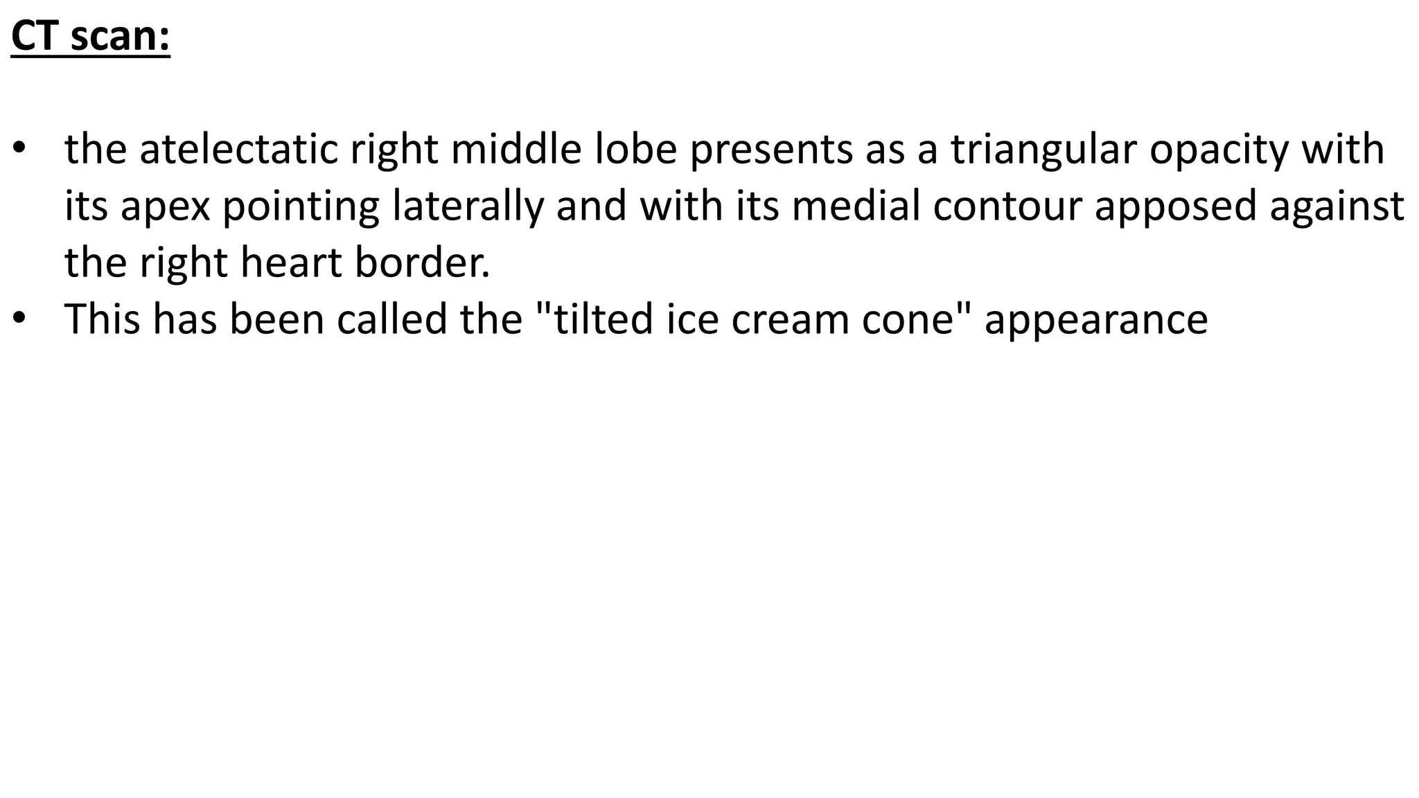 right middle lobe collapse | PPTX