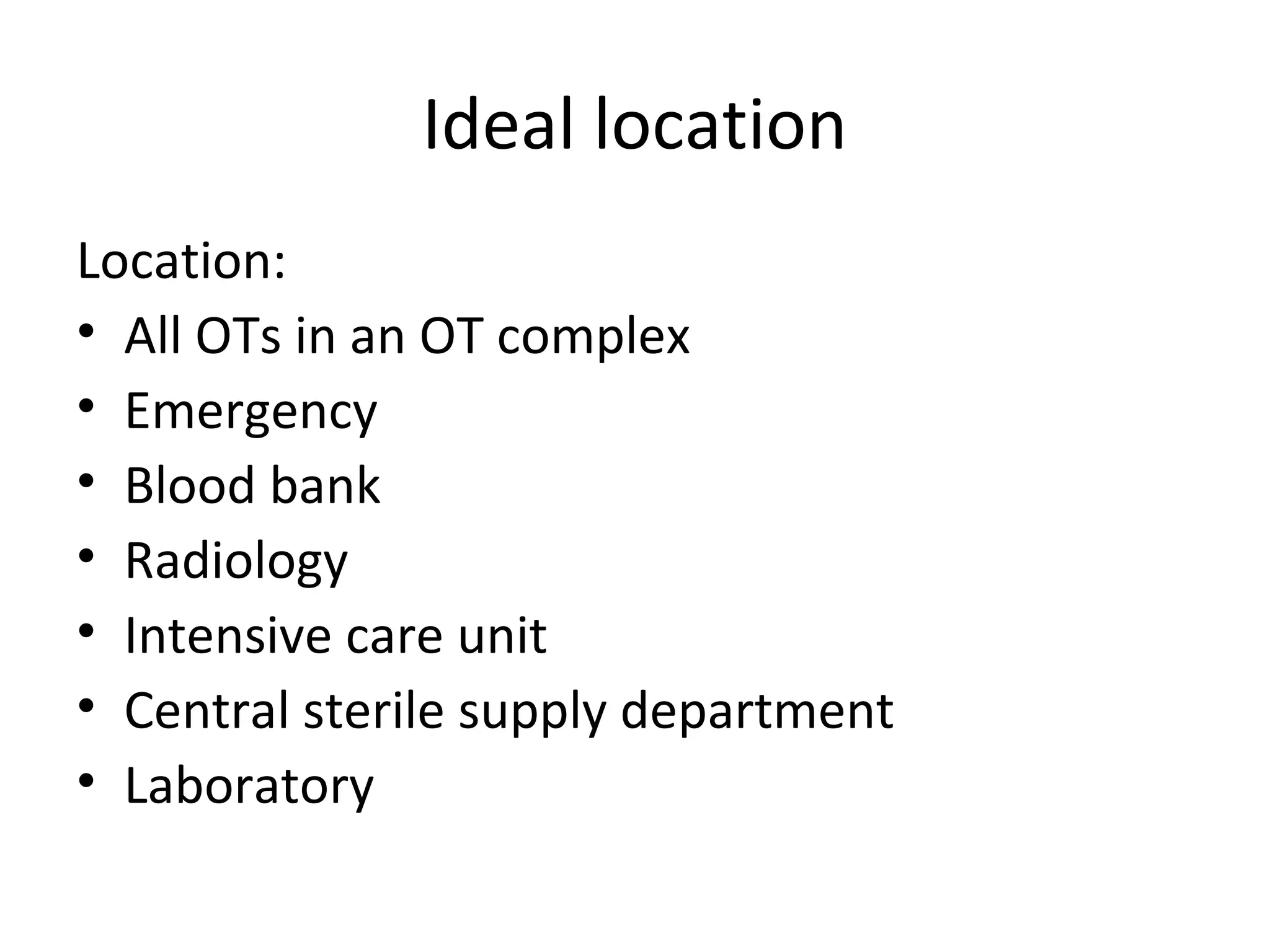 1. operation theatre | PPT