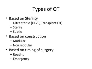 1. operation theatre | PPT