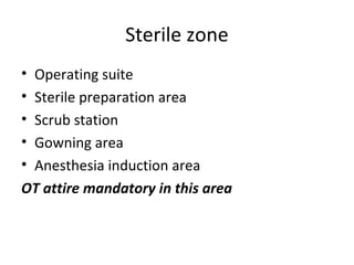 1. operation theatre | PPT