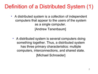 Distributed Systems | PPT