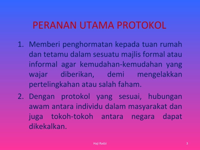 1. protokol dalam majlis rasmi | PPT