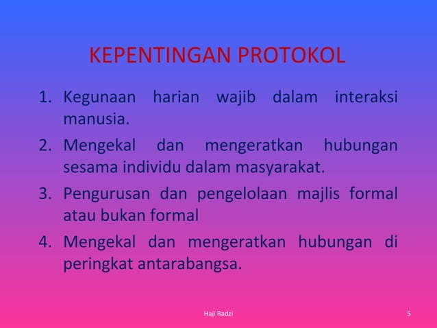 1. protokol dalam majlis rasmi | PPT
