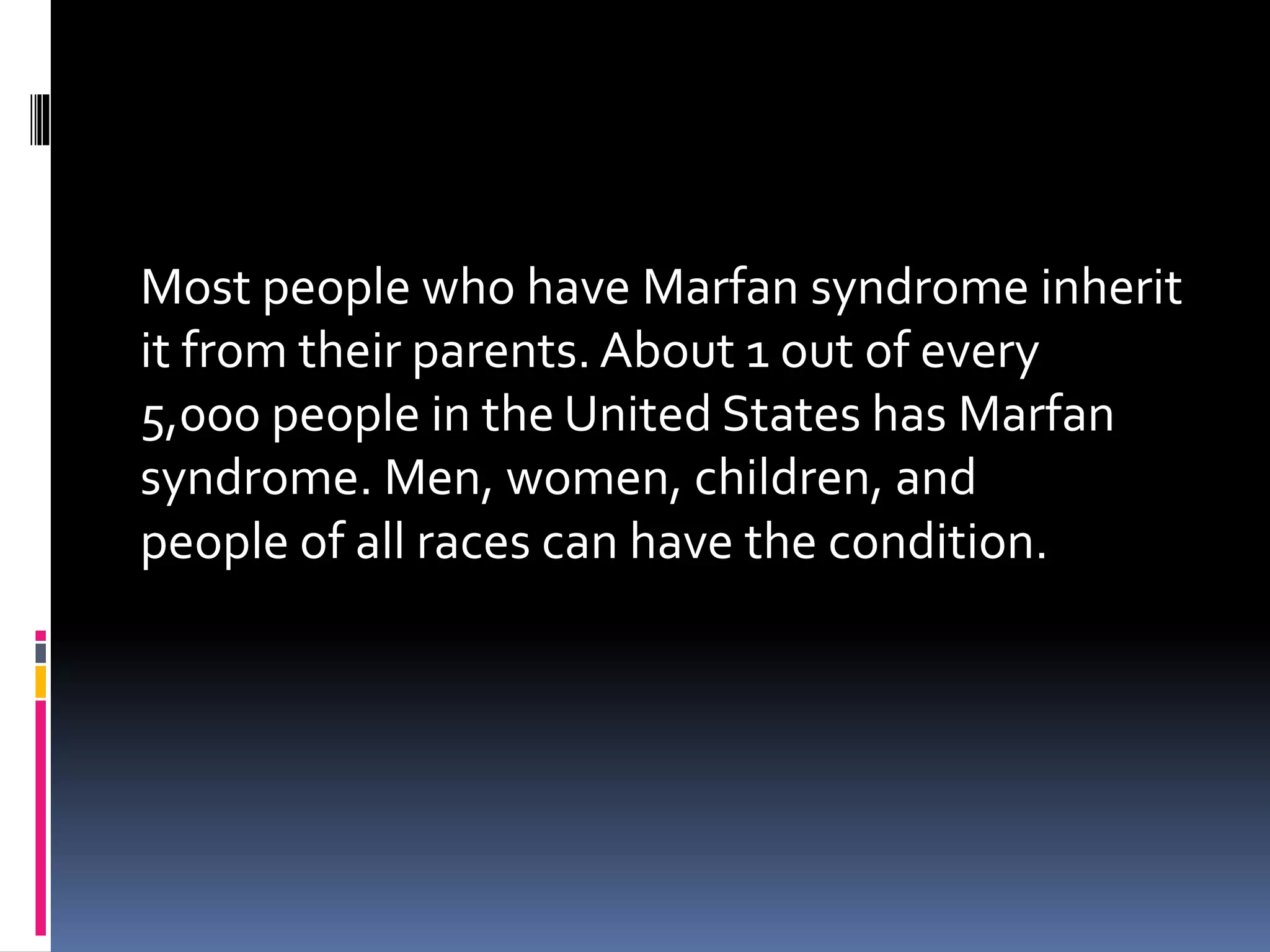 Marfan Syndrome | PPTX