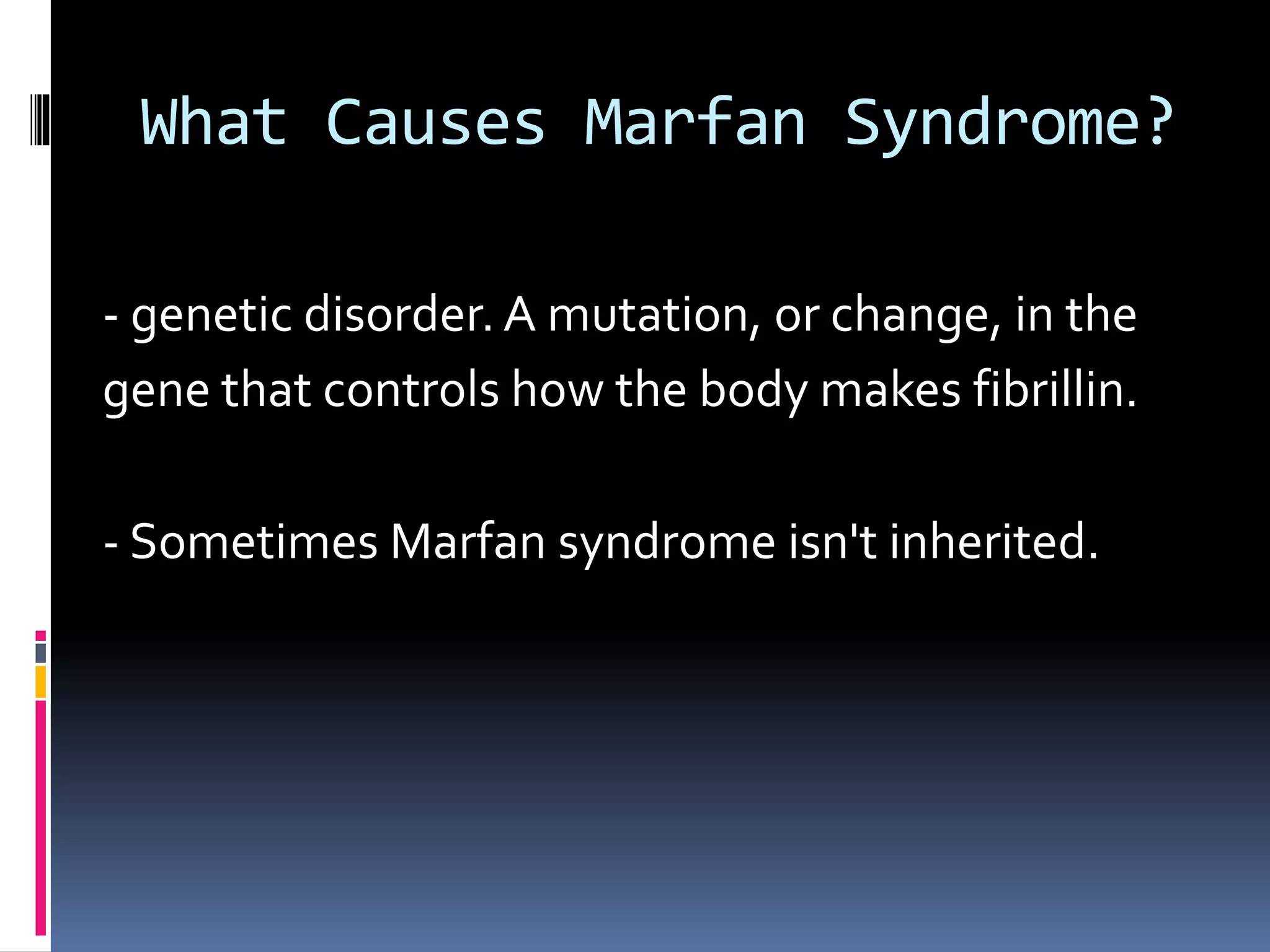 Marfan Syndrome | PPTX