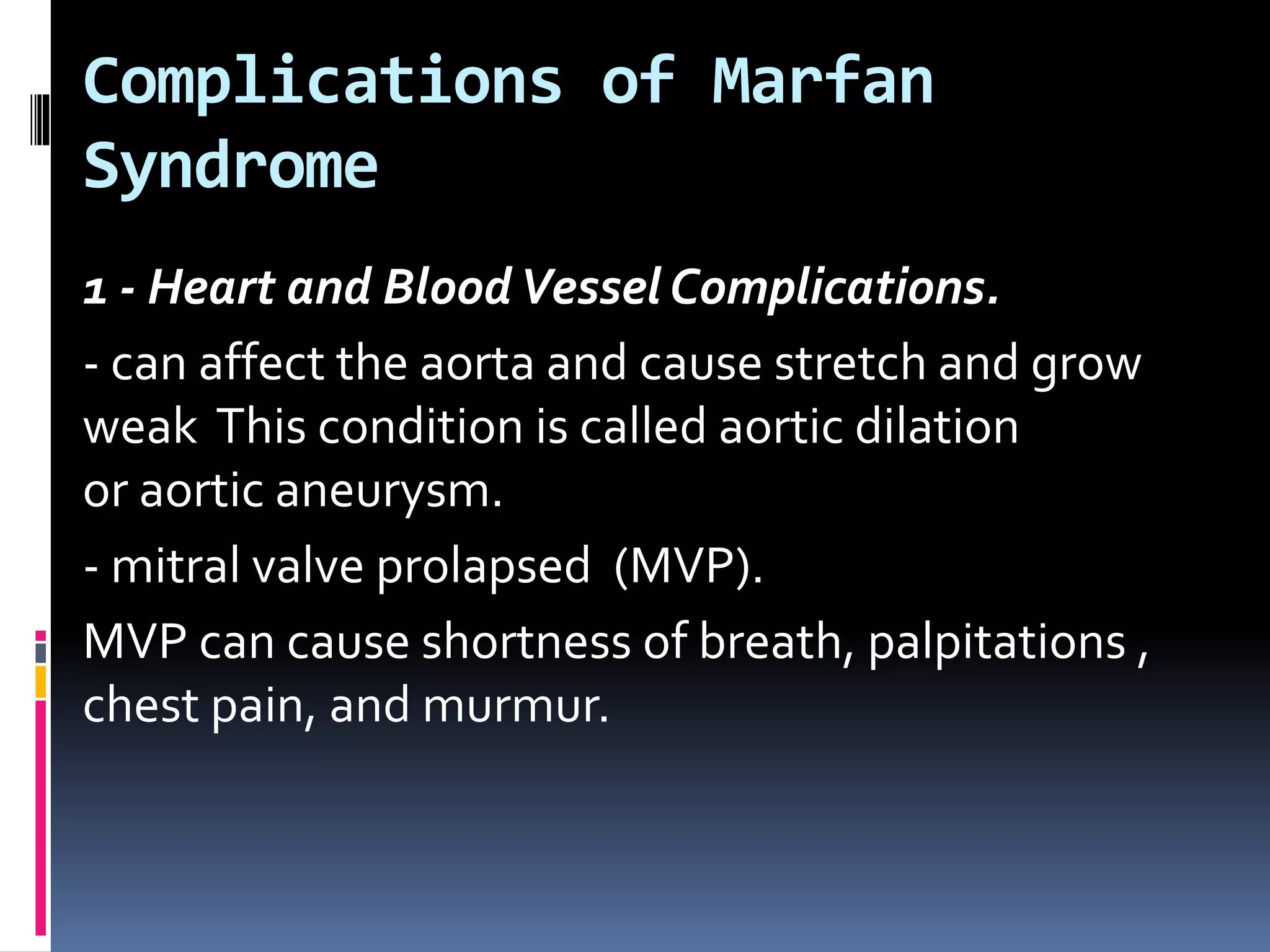 Marfan Syndrome | PPTX