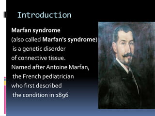 Marfan Syndrome | PPTX