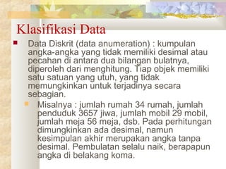 1. konsep dasar statistik | PPT