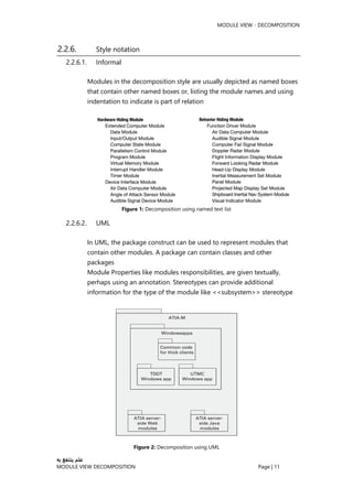module view decomposition | PDF