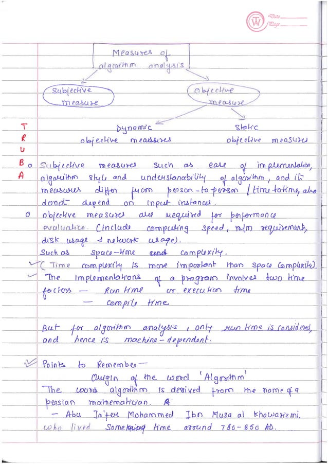 Data Structure Notes Part-1 | PDF