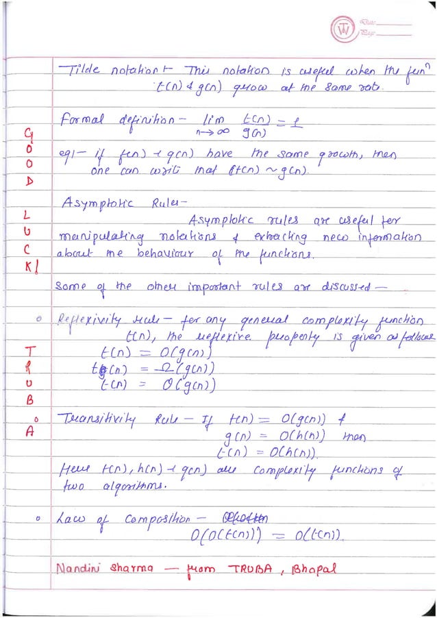Data Structure Notes Part-1 | PDF