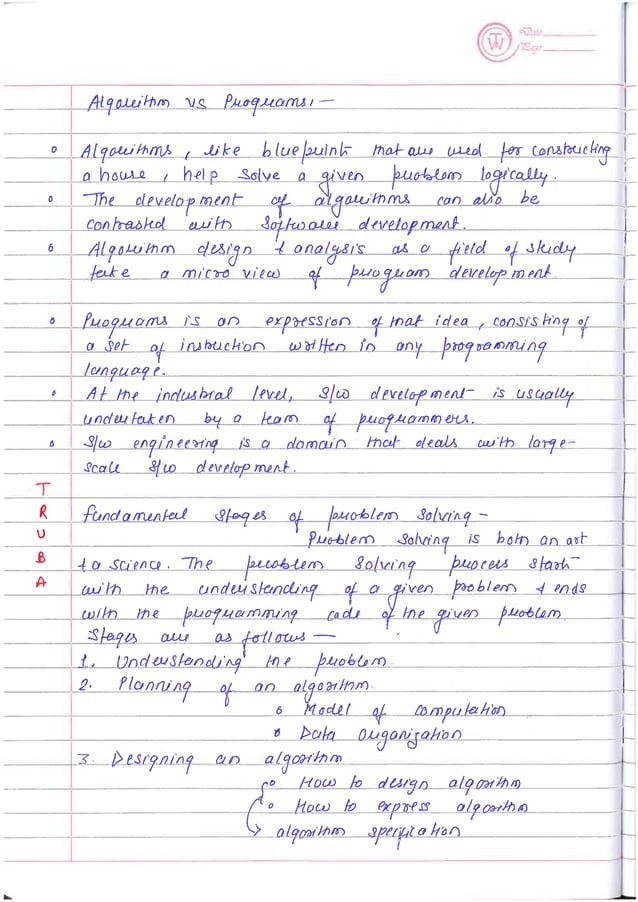 Data Structure Notes Part-1 | PDF
