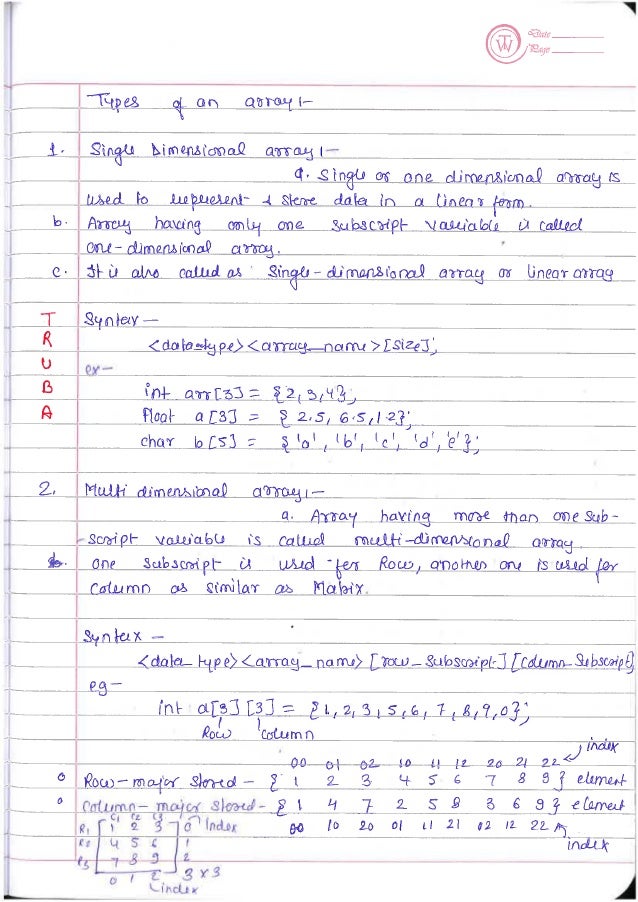 Data Structure Notes Part-1
