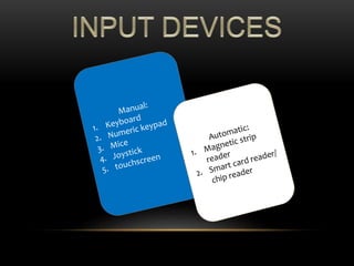 1.1 Input devices | PPT