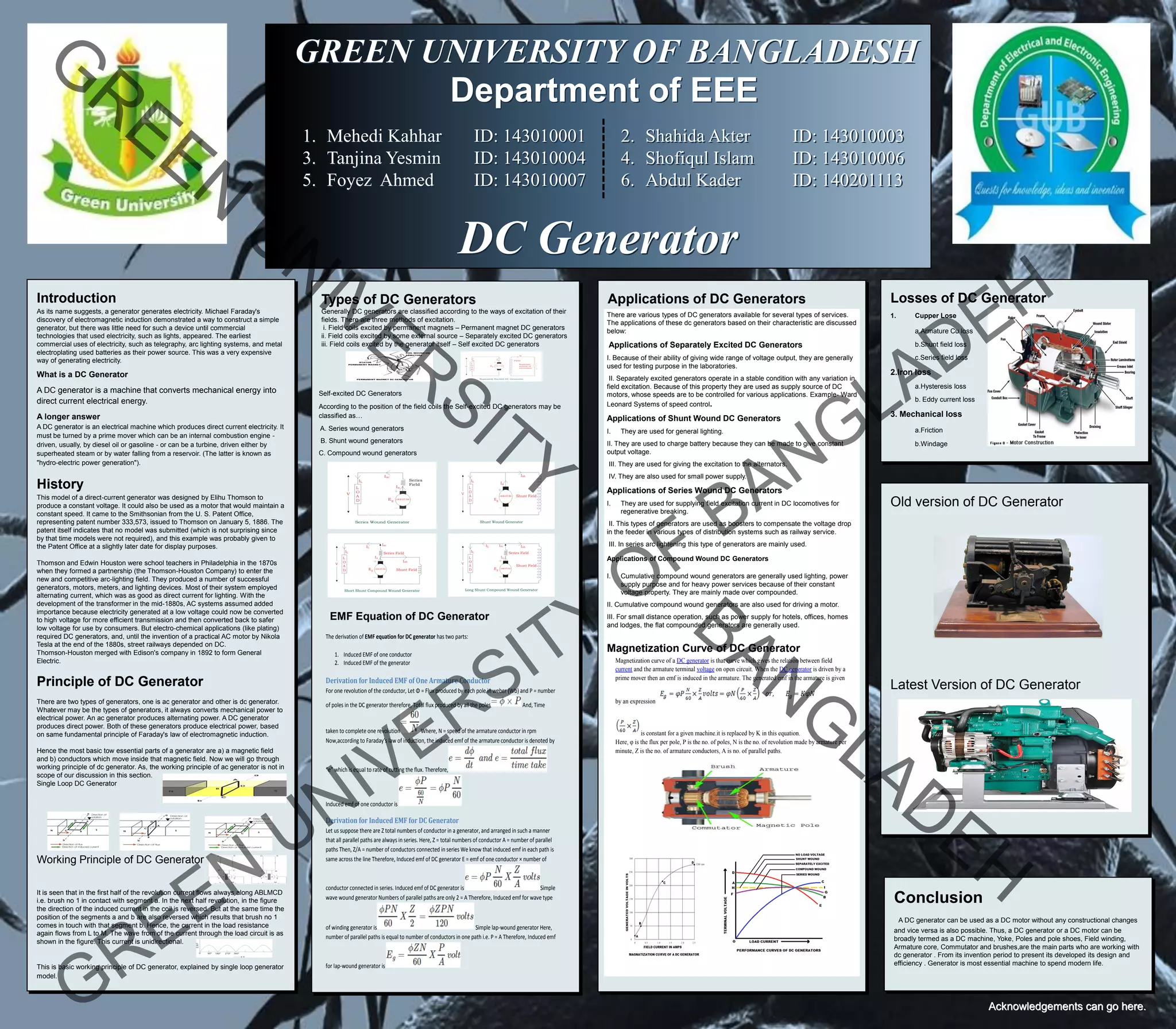 DC GENERATOR | PDF