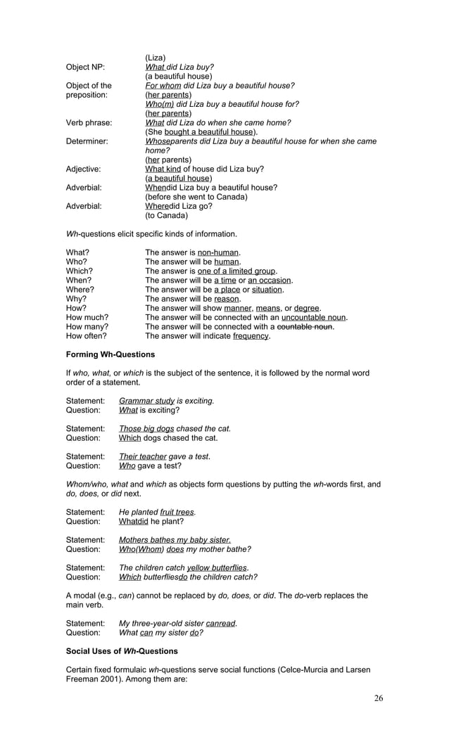 Structure of English (1 of 16)
