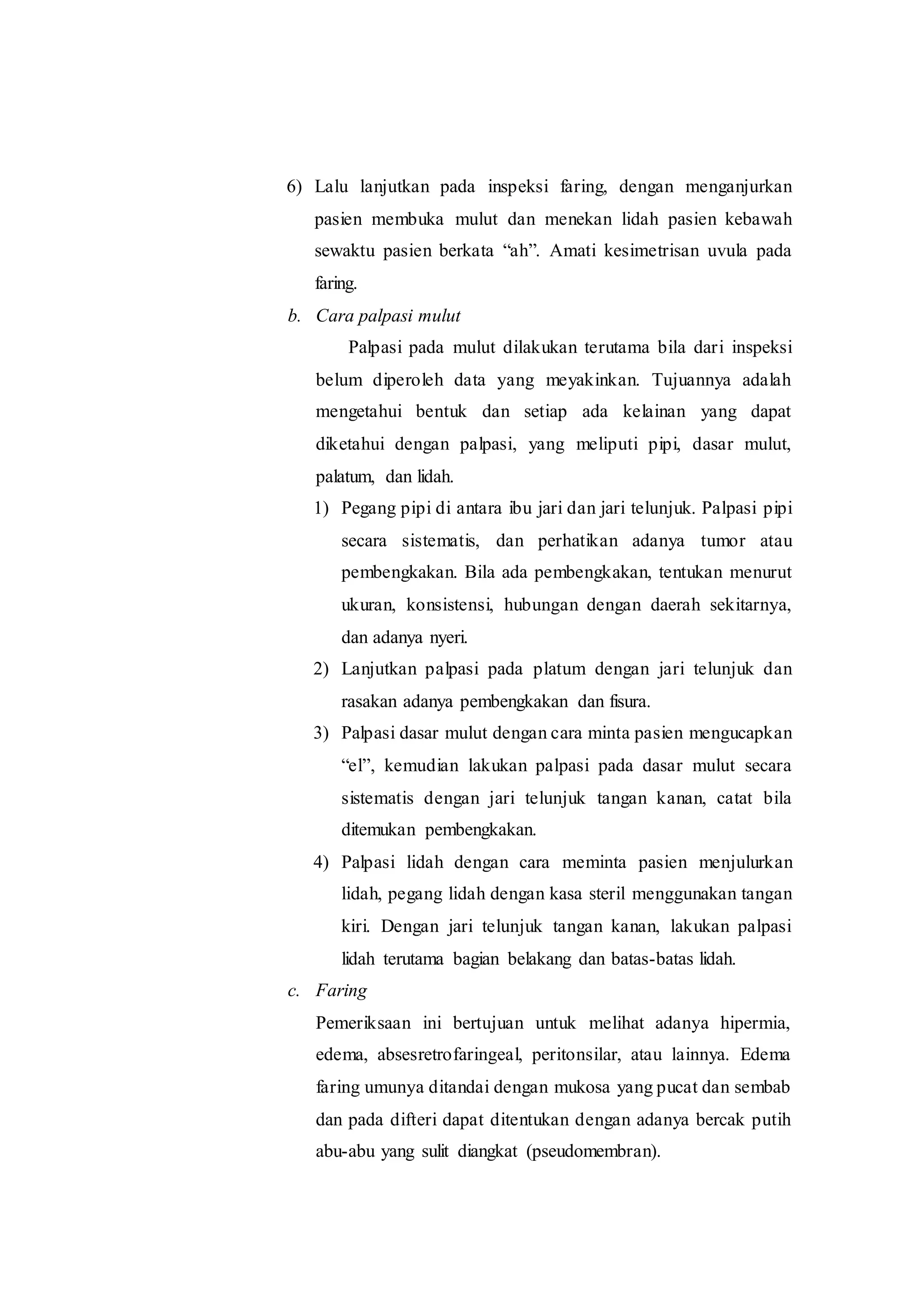Pemeriksaan keadaan umum pasien | DOCX