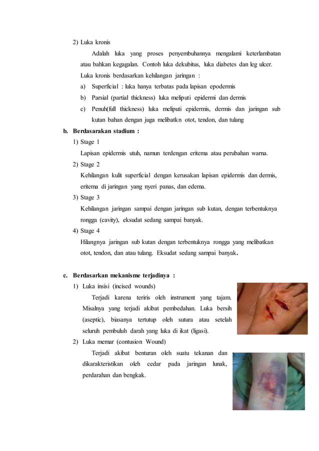 Konsep Luka dan Asuhan Keperawatan pada Luka | DOCX