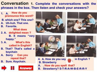 Vocabulary - Unit 1 | PPT