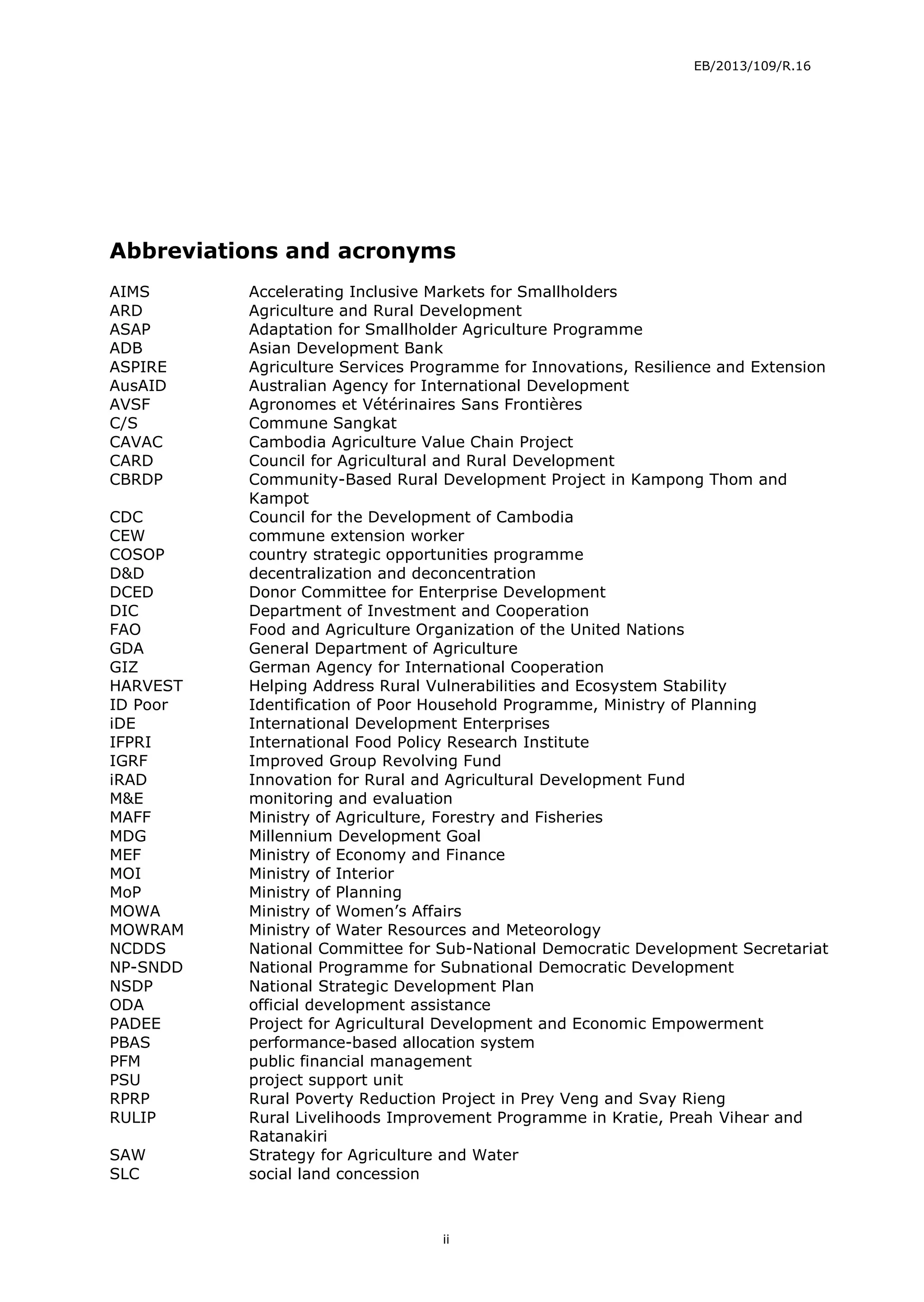 1. COSOP 2013-2018 | PDF
