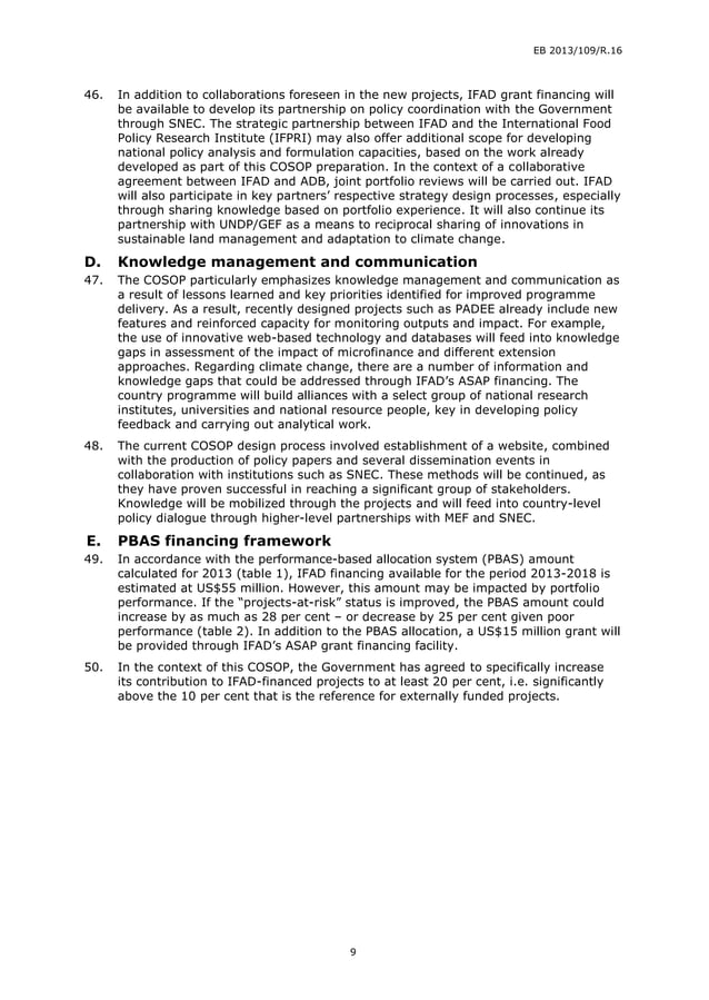 1. COSOP 2013-2018 | PDF