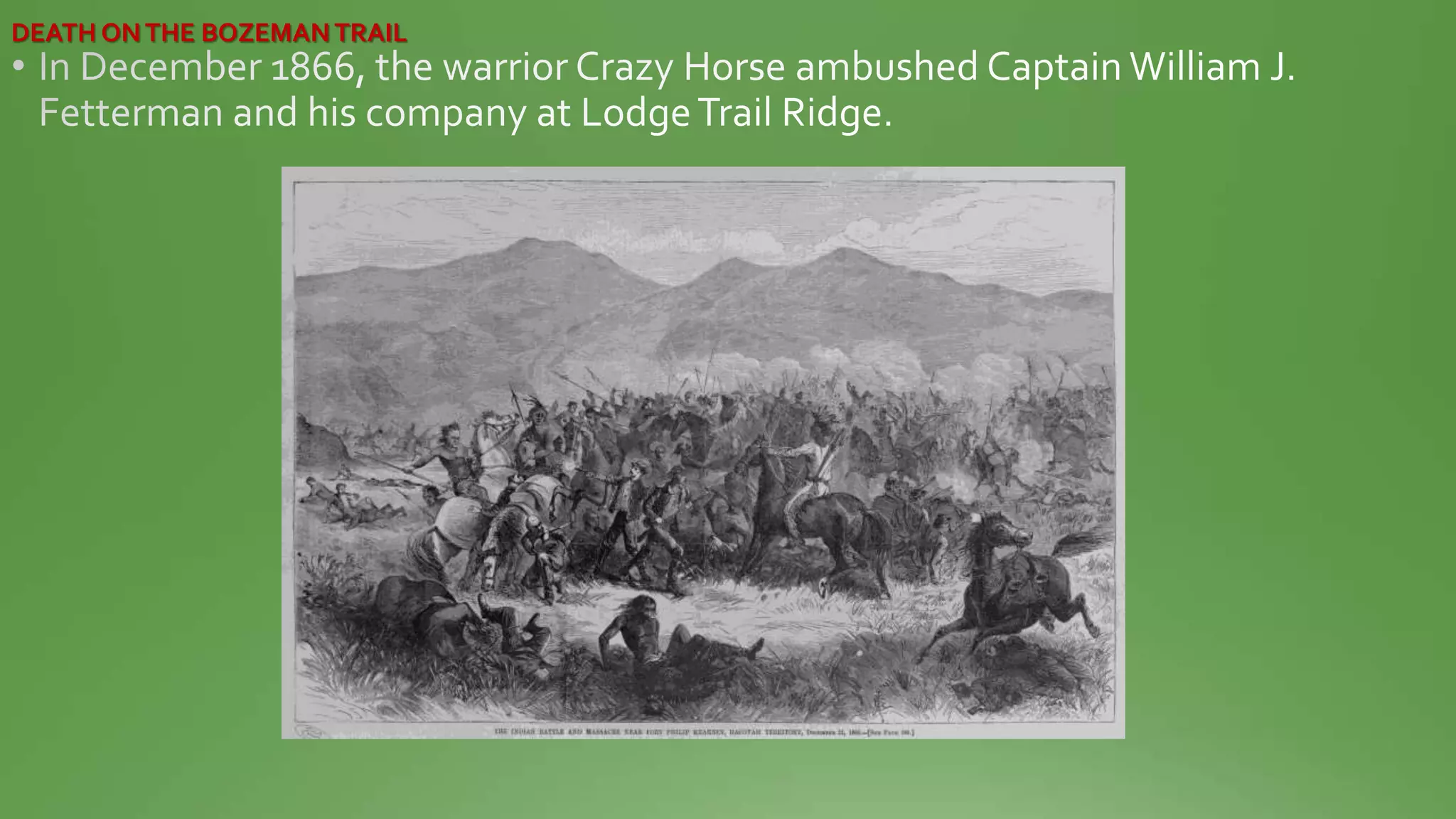 Conflicts on the Great Plains and Wild West | PPT