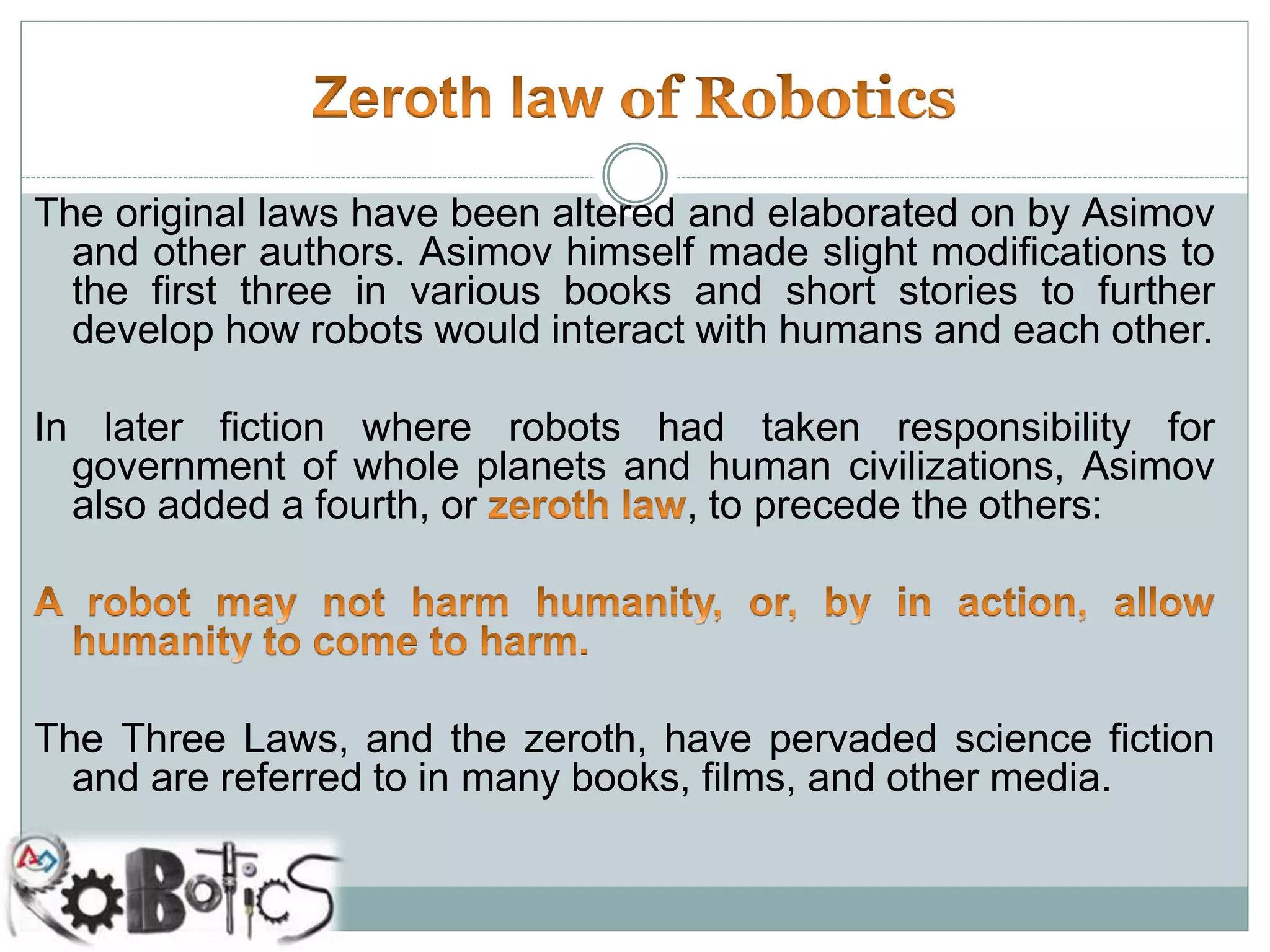 1. introduction to robot | PPTX