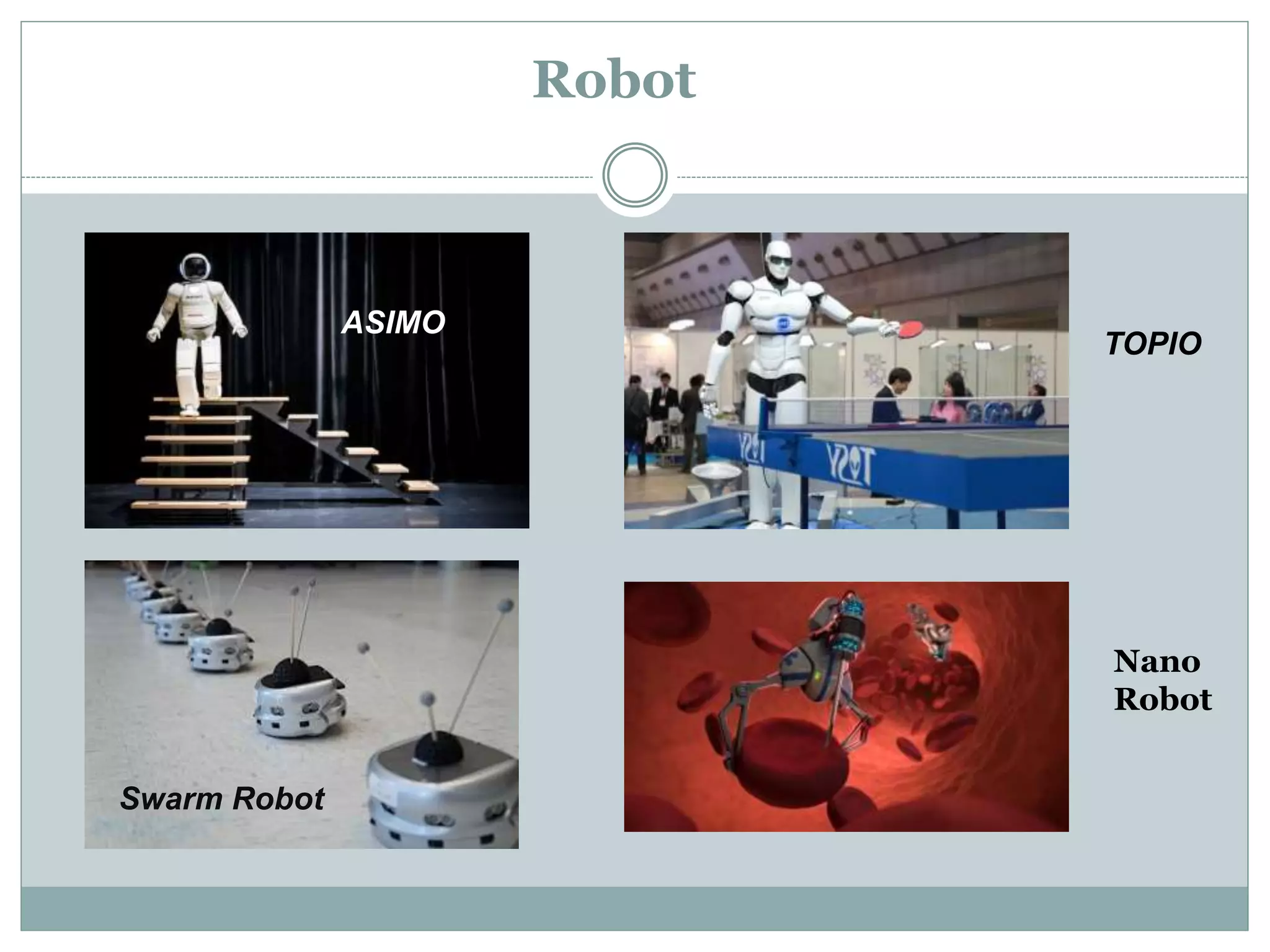 1. introduction to robot | PPTX | Robotics | Technology & Computing