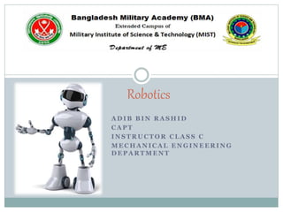 1. introduction to robot | PPTX