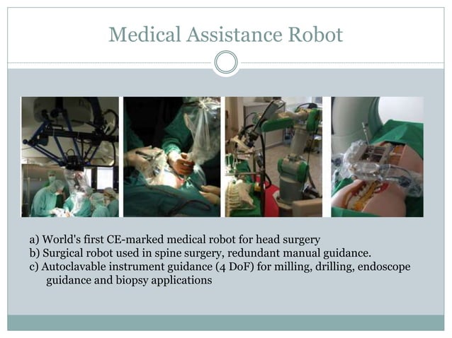 1 Introduction To Robot Pptx Robotics Technology And Computing