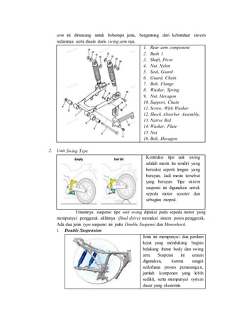Modul Perawatan Suspensi Sepeda Motor | DOCX