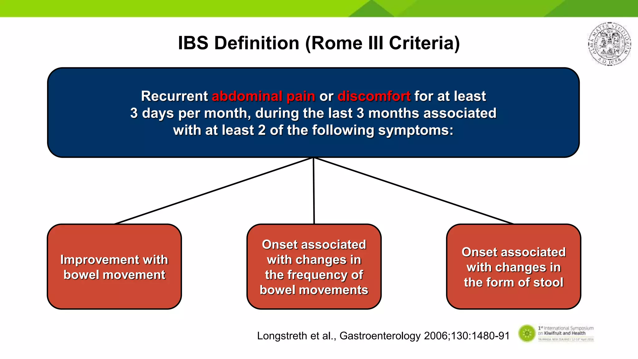 Functional Digestive Disorders and the Role of Diet by Giovanni Barbara ...