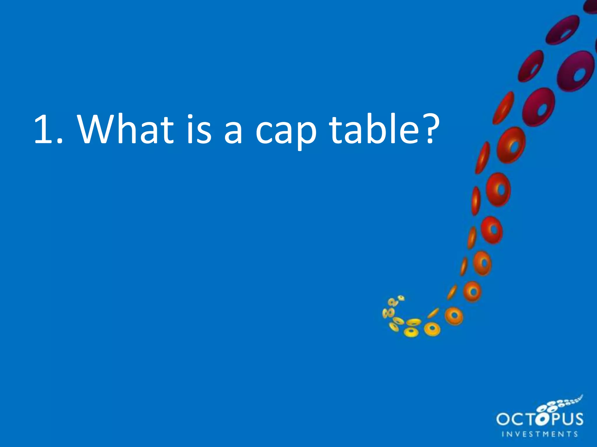 Cap table basics | PPTX
