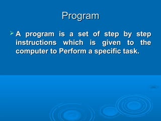 1. overview of c | PPT