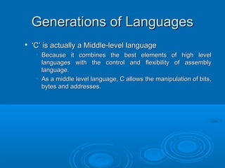 1. overview of c | PPT
