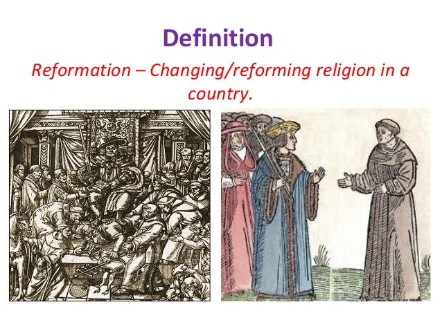 1. Reformation & Martin Luther
